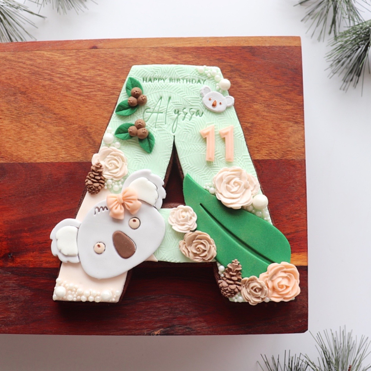 JUMBO LETTER COOKIES - Cookie Doe